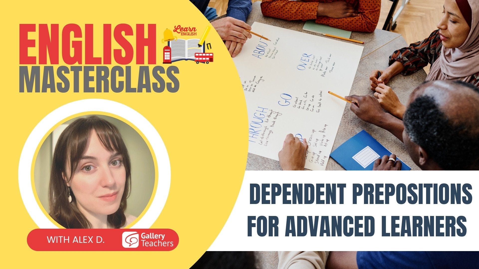 Difficult dependent prepositions for advanced learners - Gallery Teachers