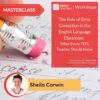 The Role of Error Correction in the English Language Classroom ...